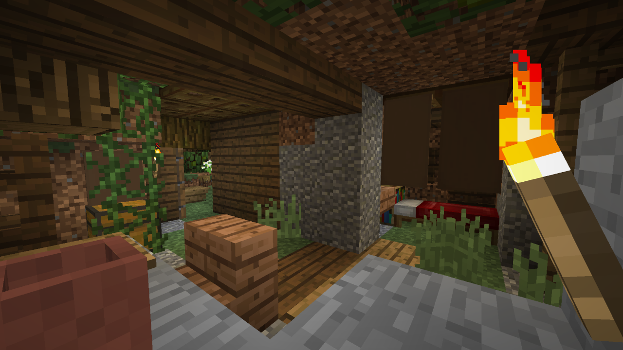 His Forest and the Caverns Minecraft Map