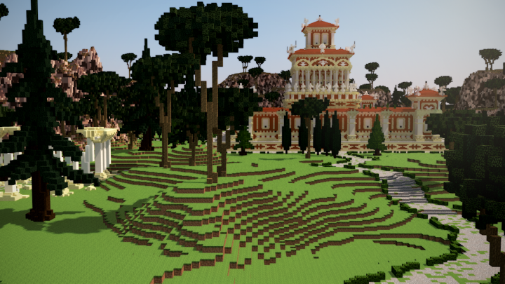 Rome Architecture - Faction Spawn. Minecraft Map