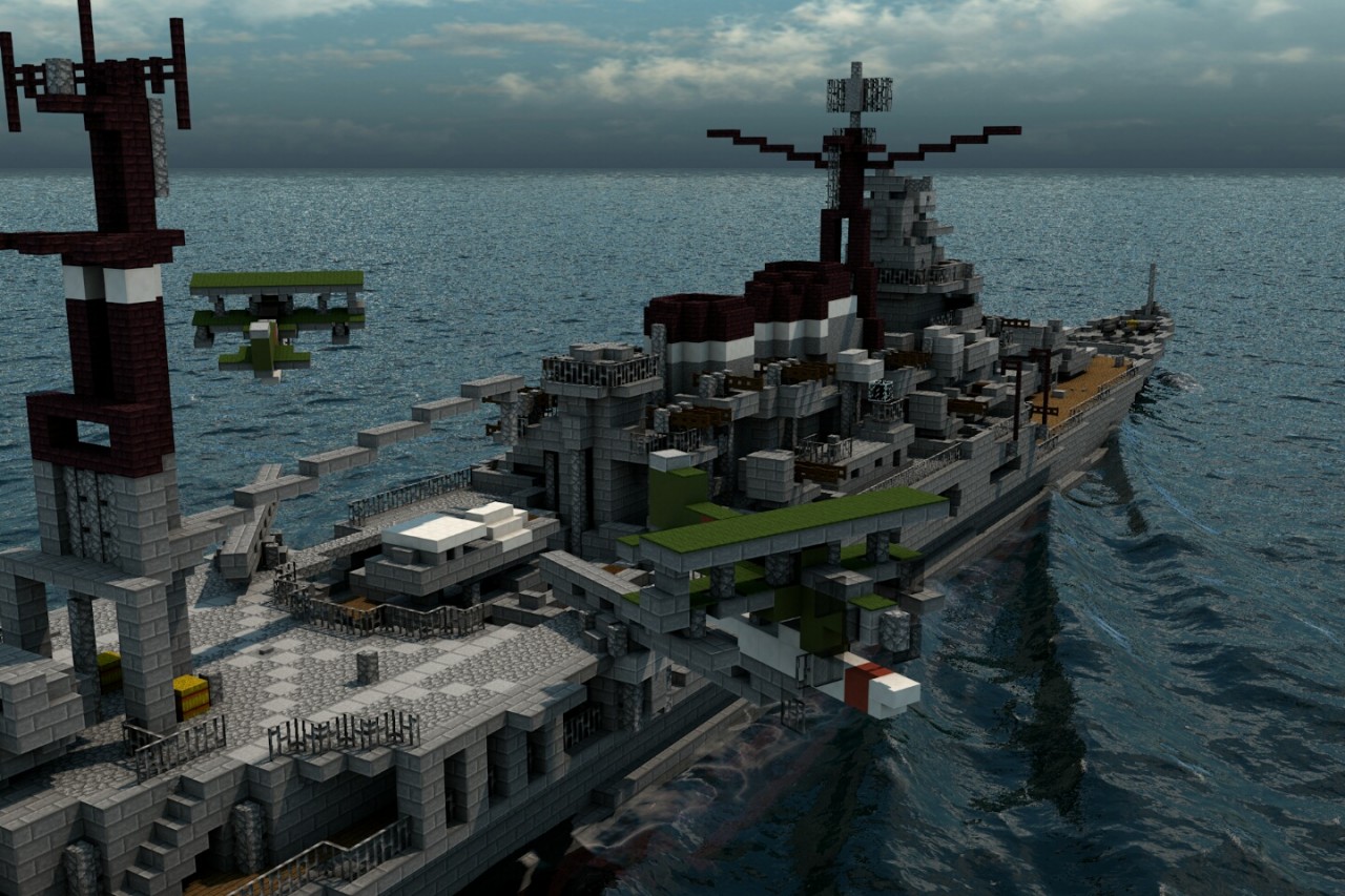 Japanese Cruiser Takao [高雄] Minecraft Map