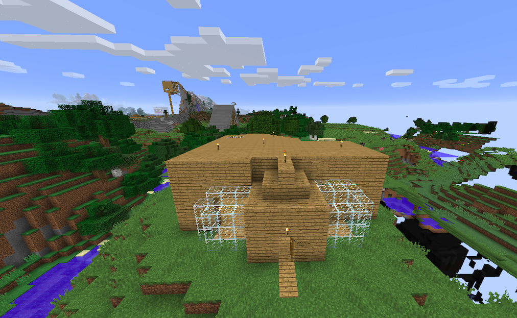 A weird world my friend and I did Minecraft Map