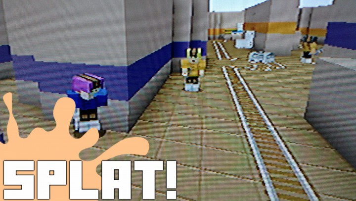 Splat! (Splatoon map for Minecraft Xbox 360/One) Minecraft Map