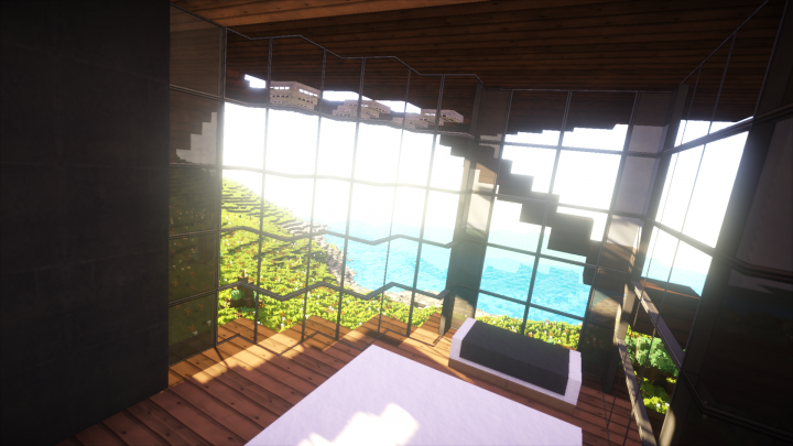 Modern Cliffside House | Showcase Minecraft Map