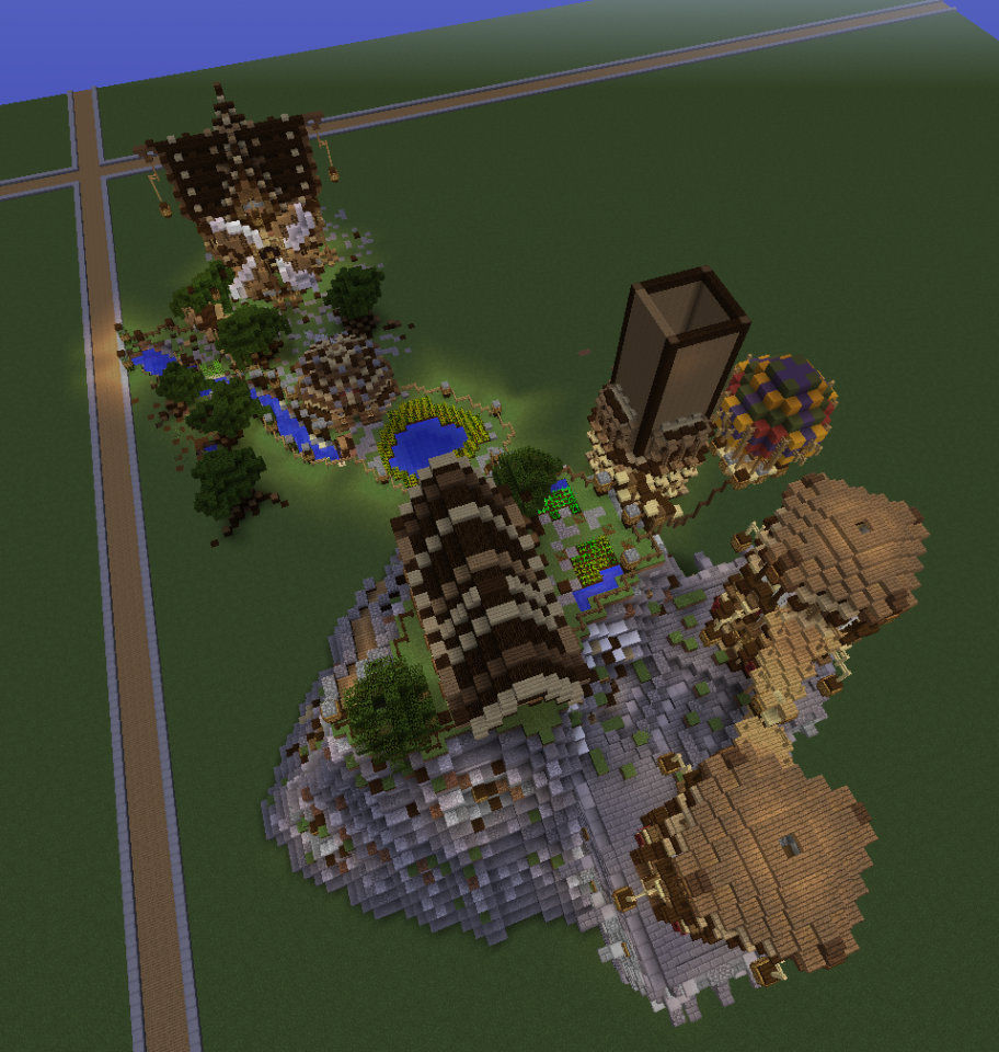 Medieval Town - Hypixel plot Minecraft Map