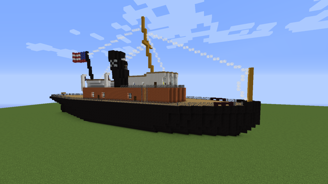 New York Tugboat- Titanic Era Minecraft Map