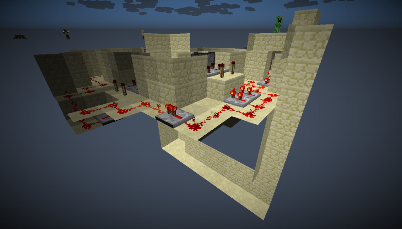 Multi feature redstone base Minecraft Map