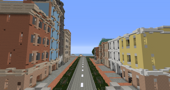 Urban Townhouses (wok) Minecraft Map