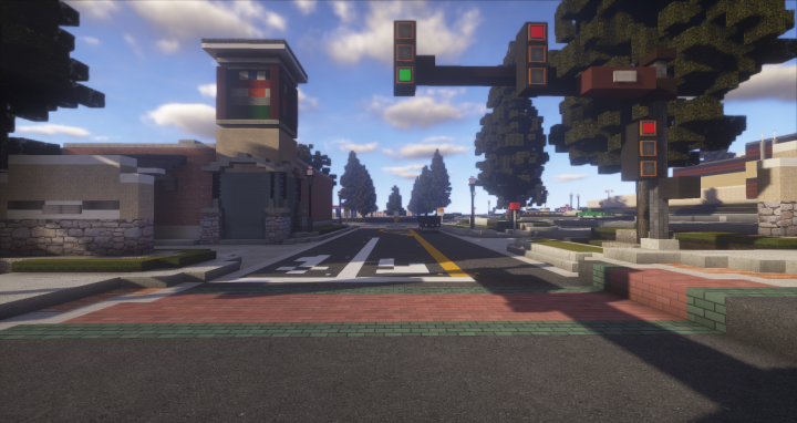 Eclipse Plaza | Huntington City | ECS Minecraft Map
