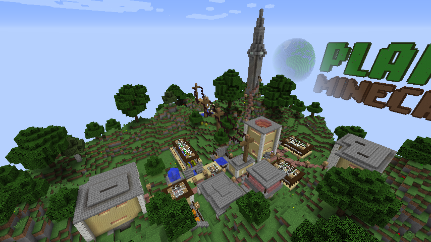 Birch Village of the red sun Minecraft Map