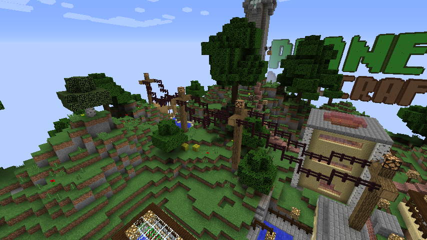 Birch Village of the red sun Minecraft Map