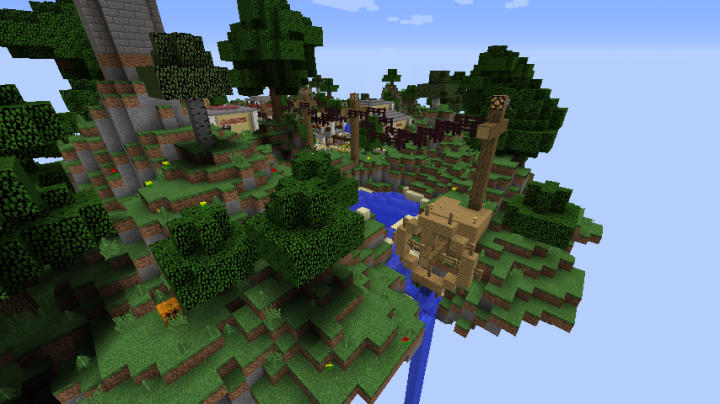 Birch Village of the red sun Minecraft Map