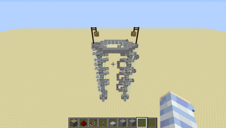 A simple cheap elevator - survival friendly Minecraft Map