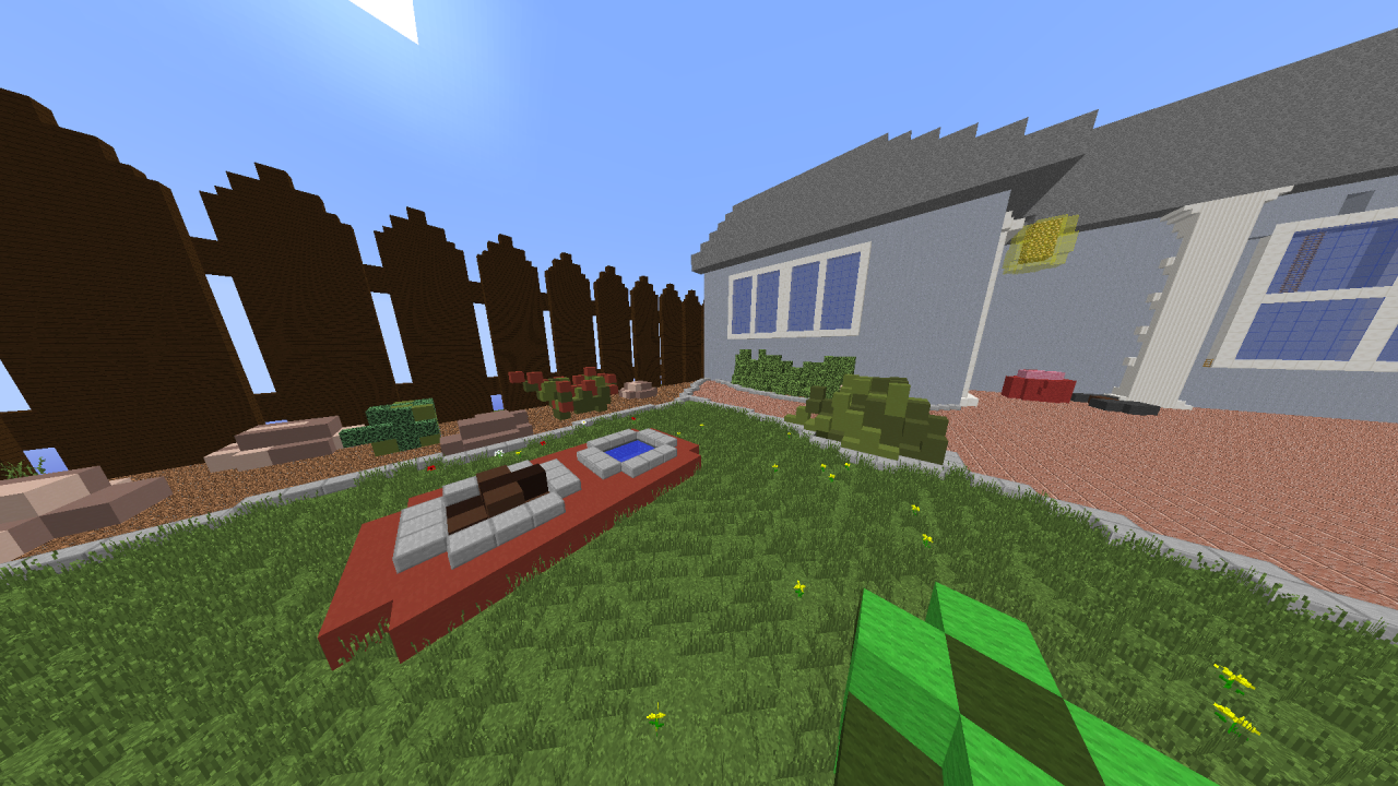 Back Yard (Death Tag Mineplex) Minecraft Map