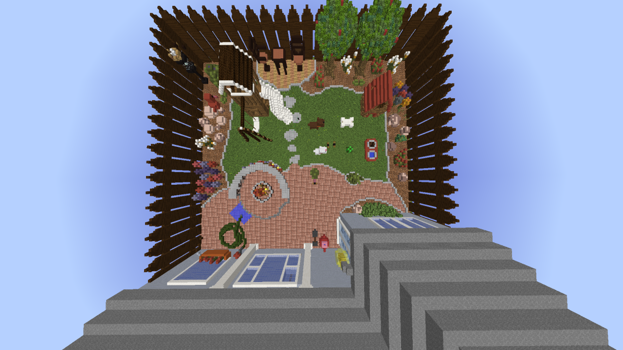 Back Yard (Death Tag Mineplex) Minecraft Map