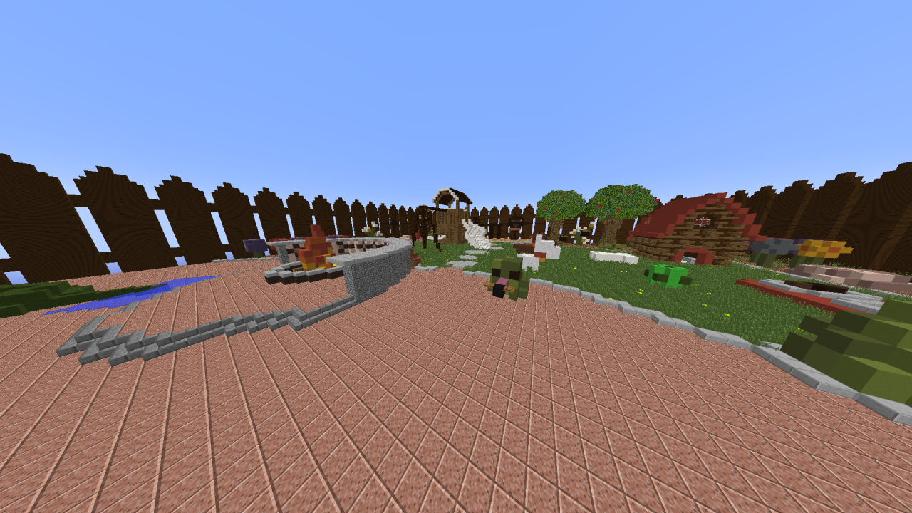 Back Yard (Death Tag Mineplex) Minecraft Map