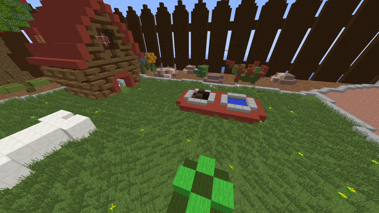 Back Yard (Death Tag Mineplex) Minecraft Map