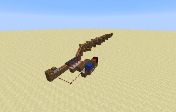 mine cart item mover Minecraft Map