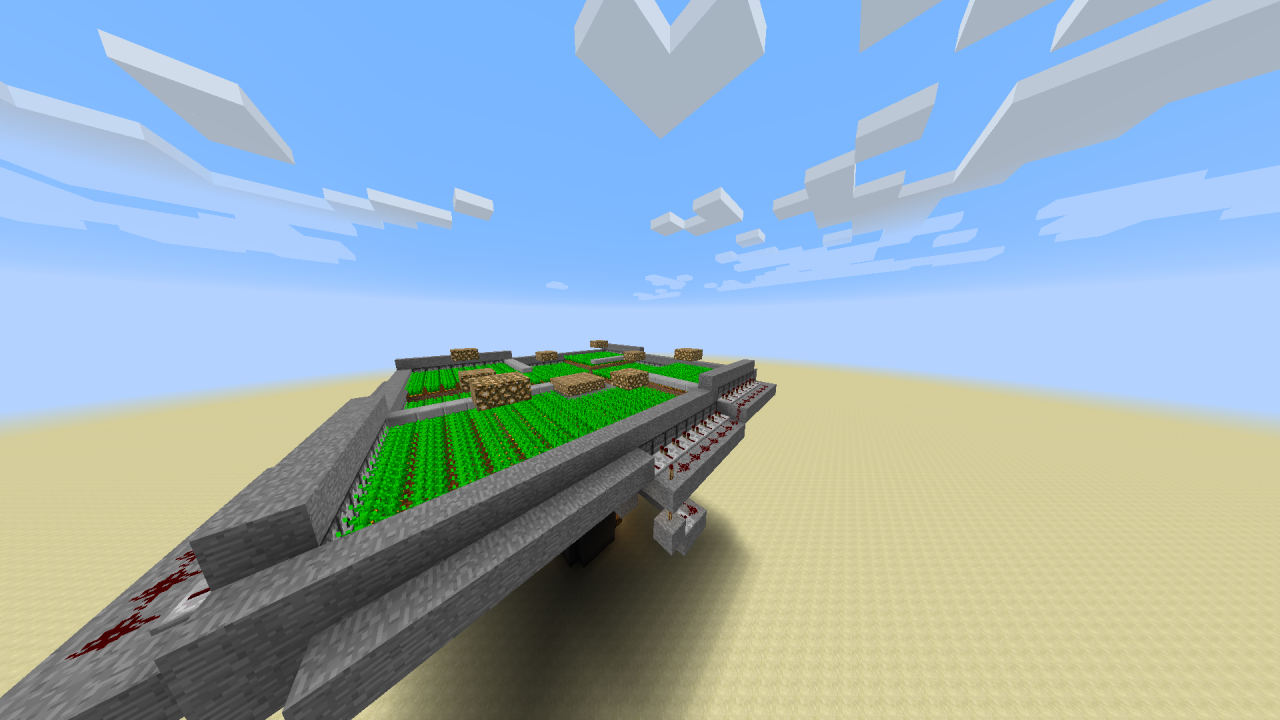 Semi-Automatic Farm Minecraft Map