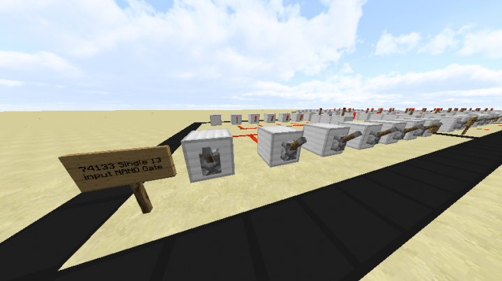 Simple IC's (Integrated Circuits) in Minecraft! Minecraft Map