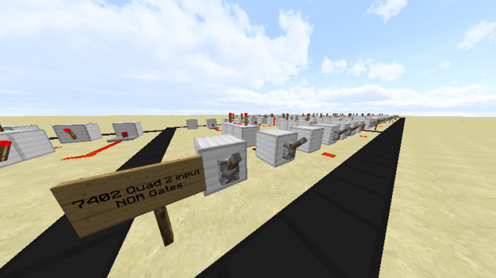 Simple IC's (Integrated Circuits) in Minecraft! Minecraft Map