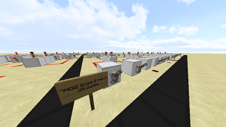 Simple IC's (Integrated Circuits) in Minecraft! Minecraft Map