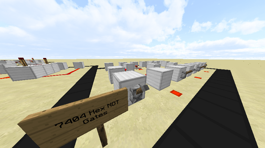 Simple IC's (Integrated Circuits) in Minecraft! Minecraft Map