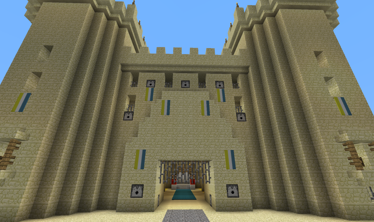 AoE II Middle East Castle of Saceni Minecraft Map
