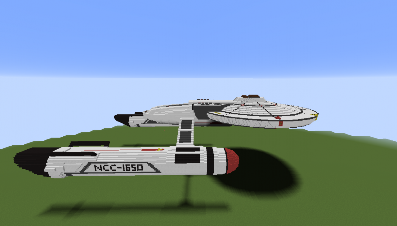 U.s.s. Ares from Axanar Minecraft Map