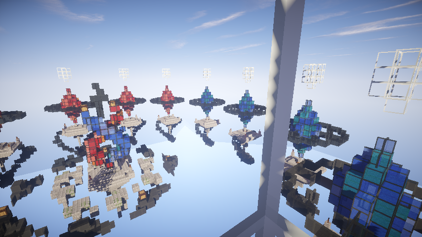 Minecraft Sky Wars Map : Sky Crystals Minecraft Map