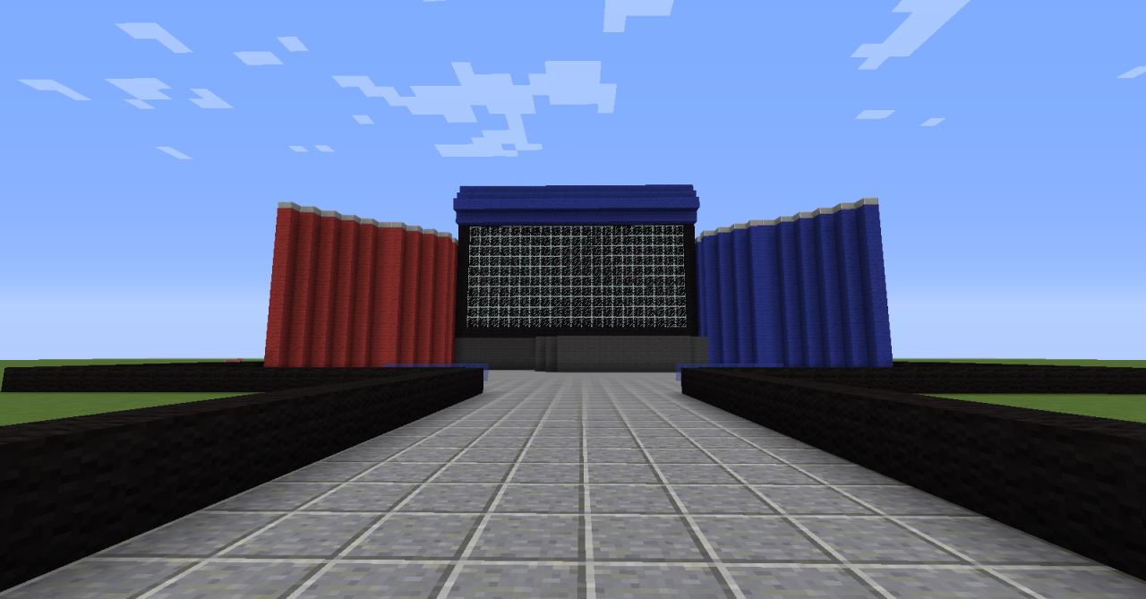 WWE BATTLEGROUND 2016 RING + STAGE Minecraft Map