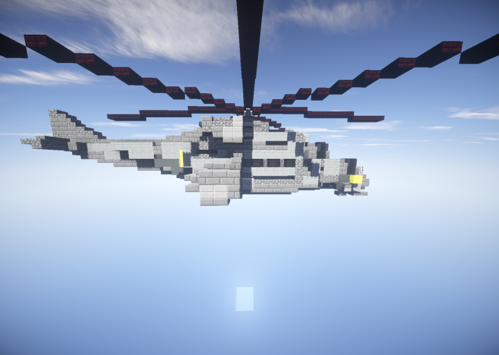 Mil Mi-24 Soviet Helicopter Minecraft Map
