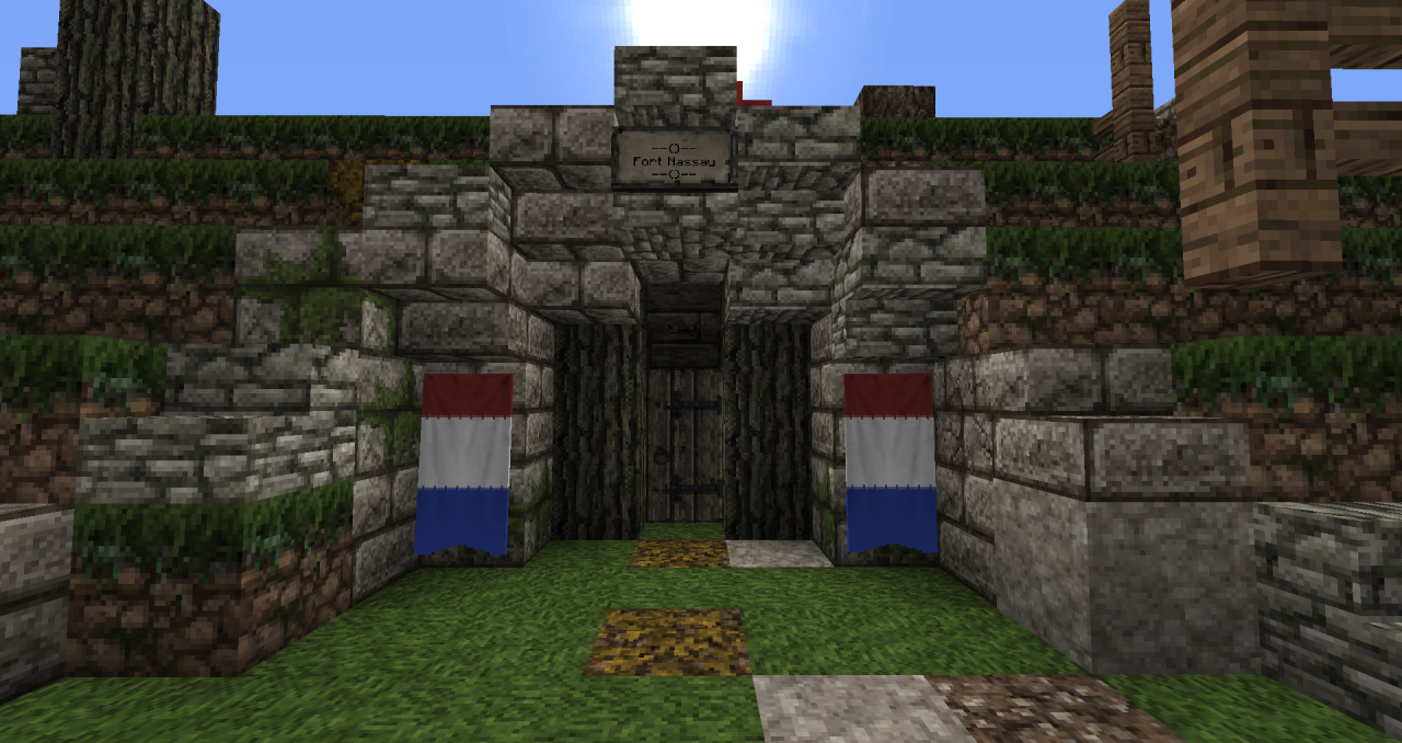 Fort Nassau - 80 years-war Dutch Fortres Minecraft Map