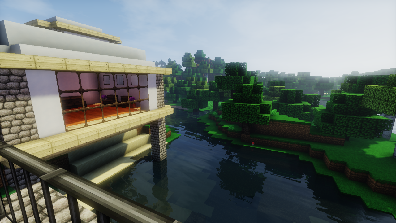 Modern and Rustic House Minecraft Map