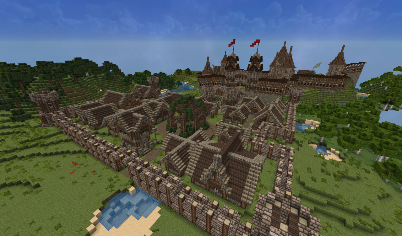 Medieval Port City Minecraft Map