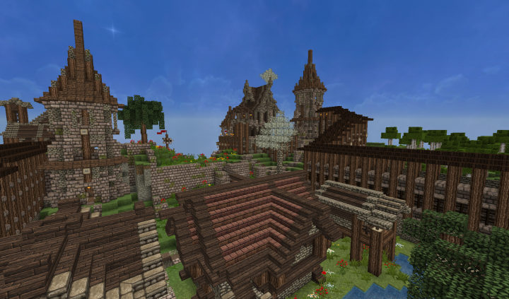 Medieval Port City Minecraft Map
