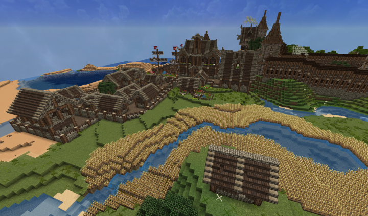 Medieval Port City Minecraft Map