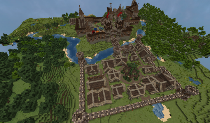 Medieval Port City Minecraft Map