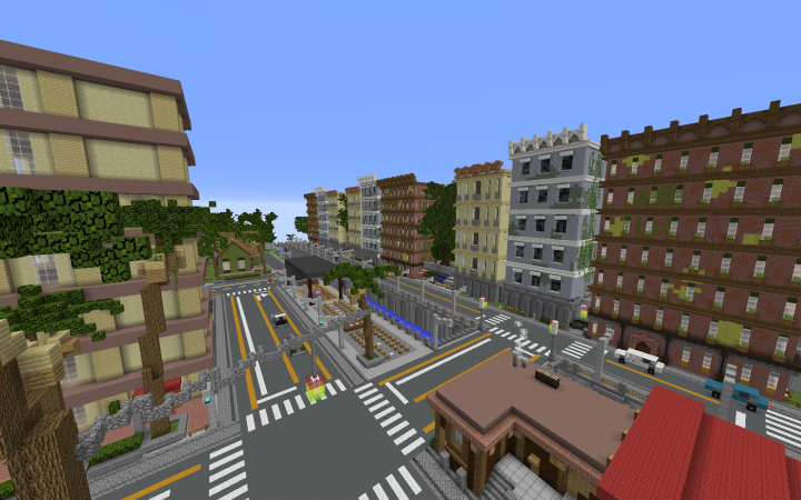 Downtown Hillsboro Minecraft Map