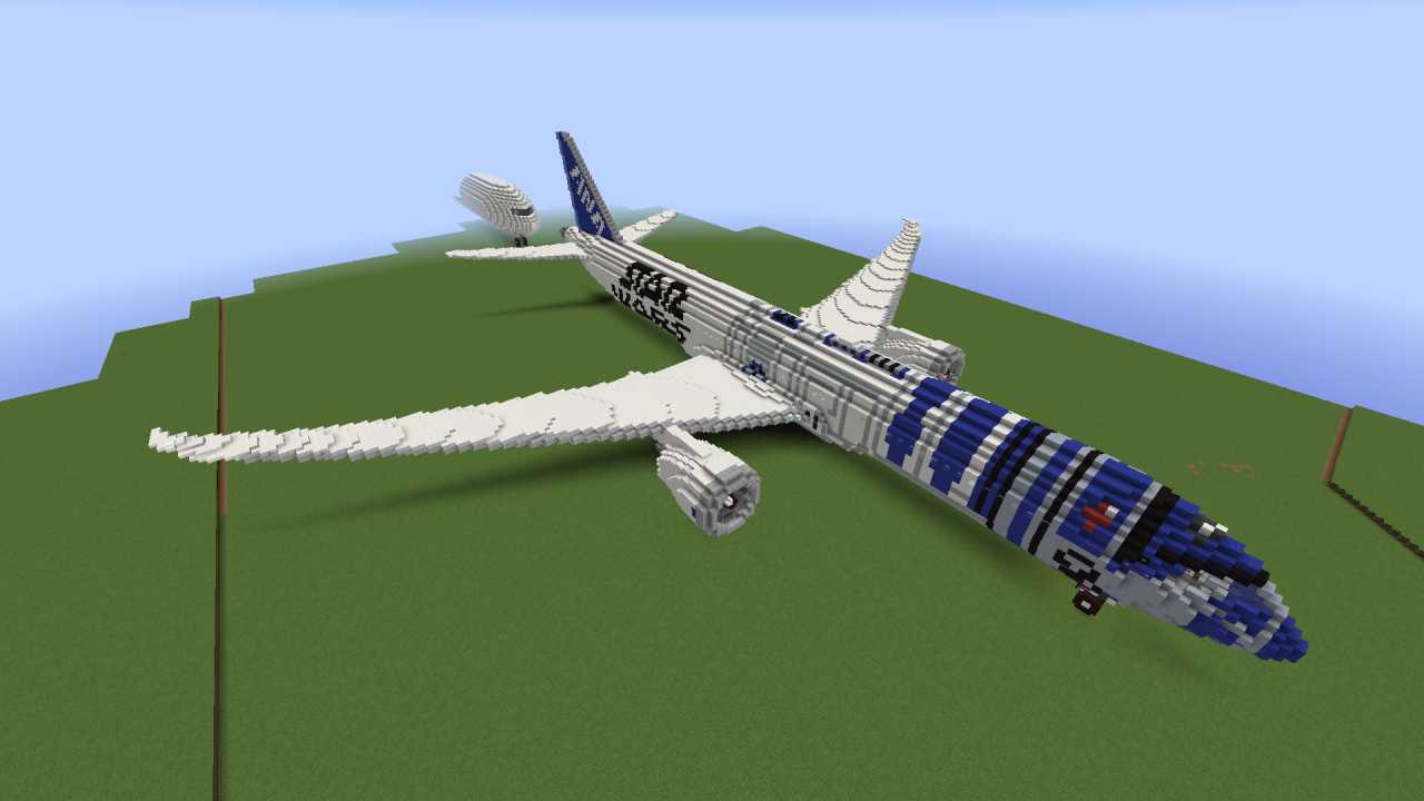 Boeing 787-9 Dreamliner ANA R2D2 |IAS| Minecraft Map