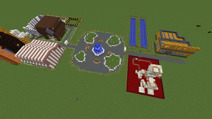 Wolfe Theme Park for PopularMMOs And GamingWithJen Minecraft Map