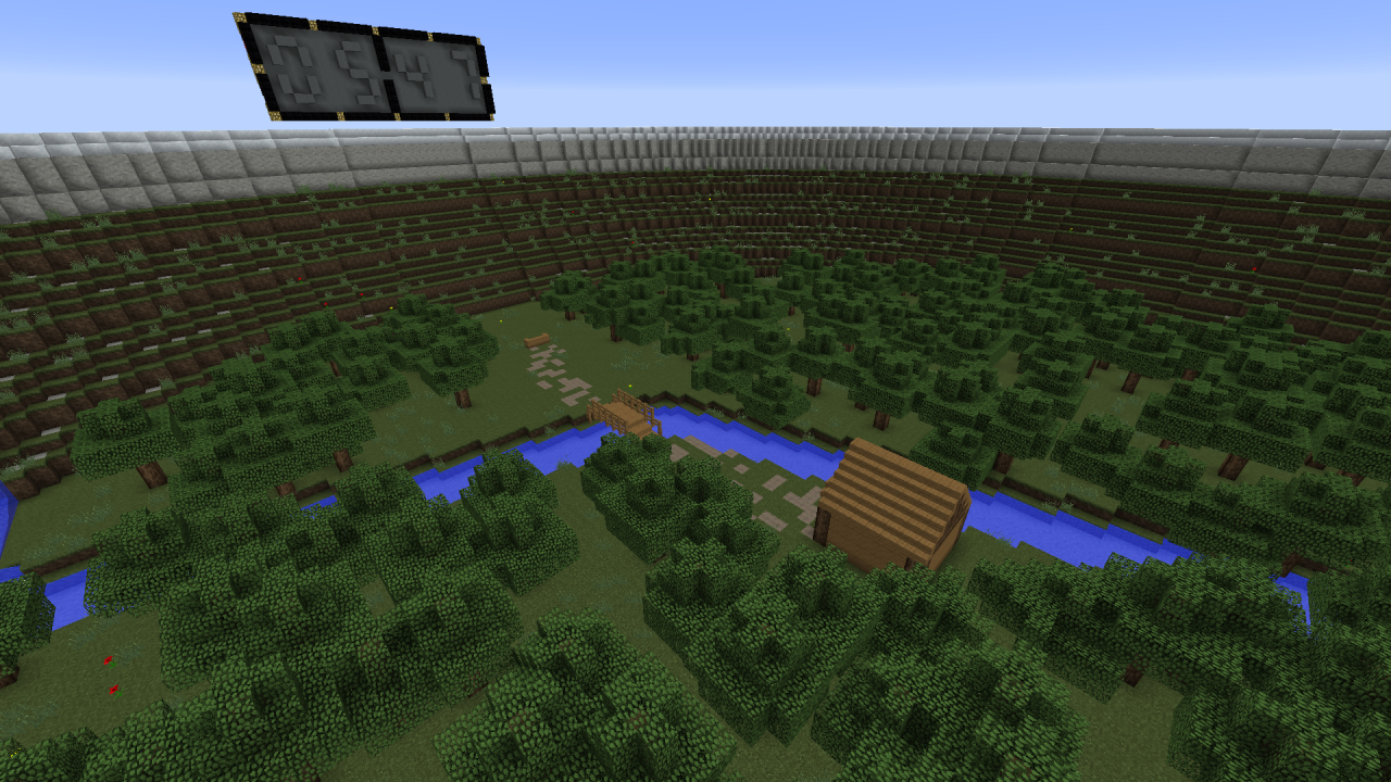 Tick perfect Minecraft digital clock[24h][1.12] Minecraft Map