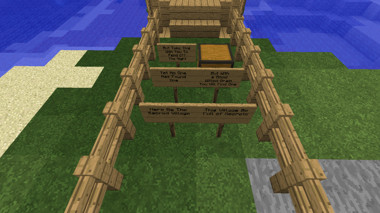 The Secret Village Minecraft Map