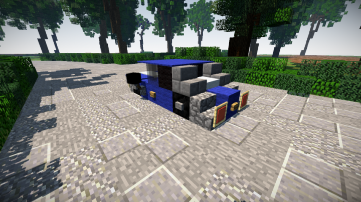 normal vehicles of /warp vehicles on OCD part 1 Minecraft Map