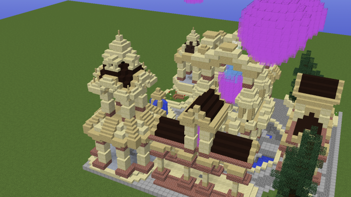 Small 51x51 creative spawn Minecraft Map