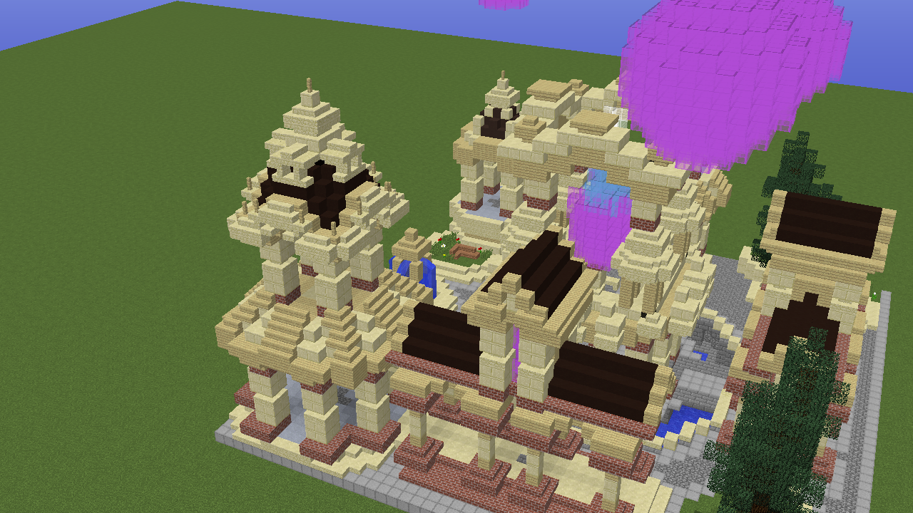 Small 51x51 creative spawn Minecraft Map