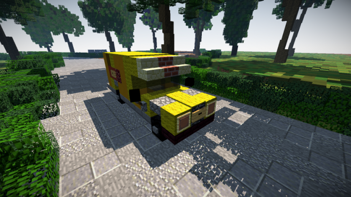 delevery vans of RedT Minecraft Map