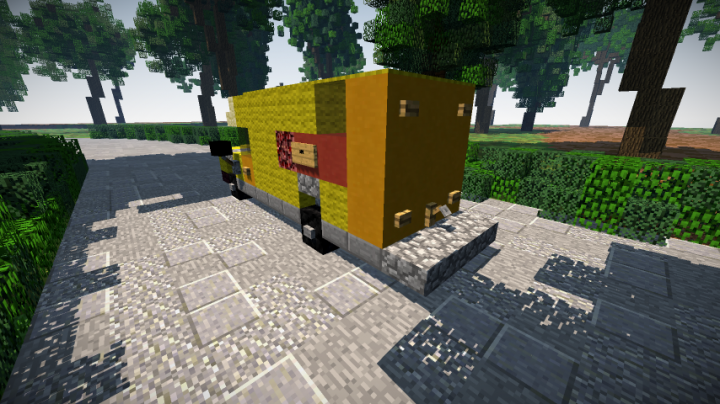 delevery vans of RedT Minecraft Map