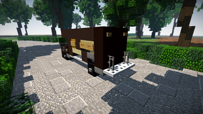 delevery vans of RedT Minecraft Map