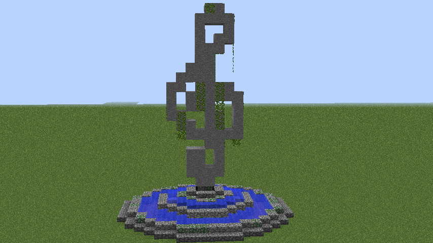 Musical Statue (Treble) Minecraft Map