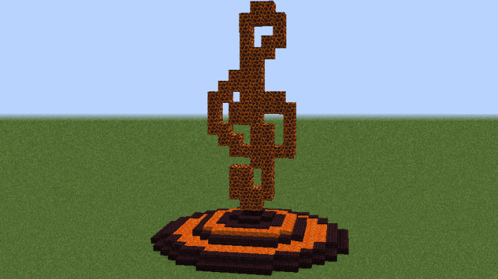 Musical Statue (Treble) Minecraft Map