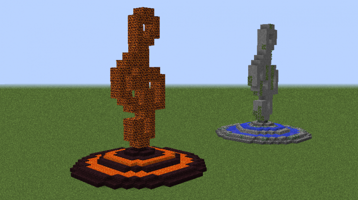 Musical Statue (Treble) Minecraft Map
